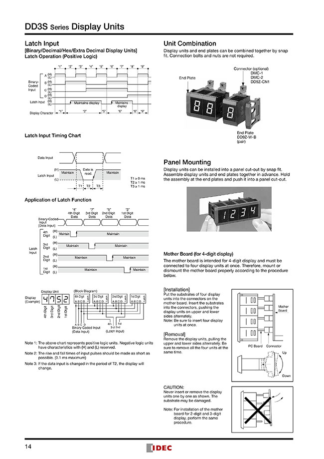 Connector for DD3S Unit Display | IDEC | MISUMI Indonesia