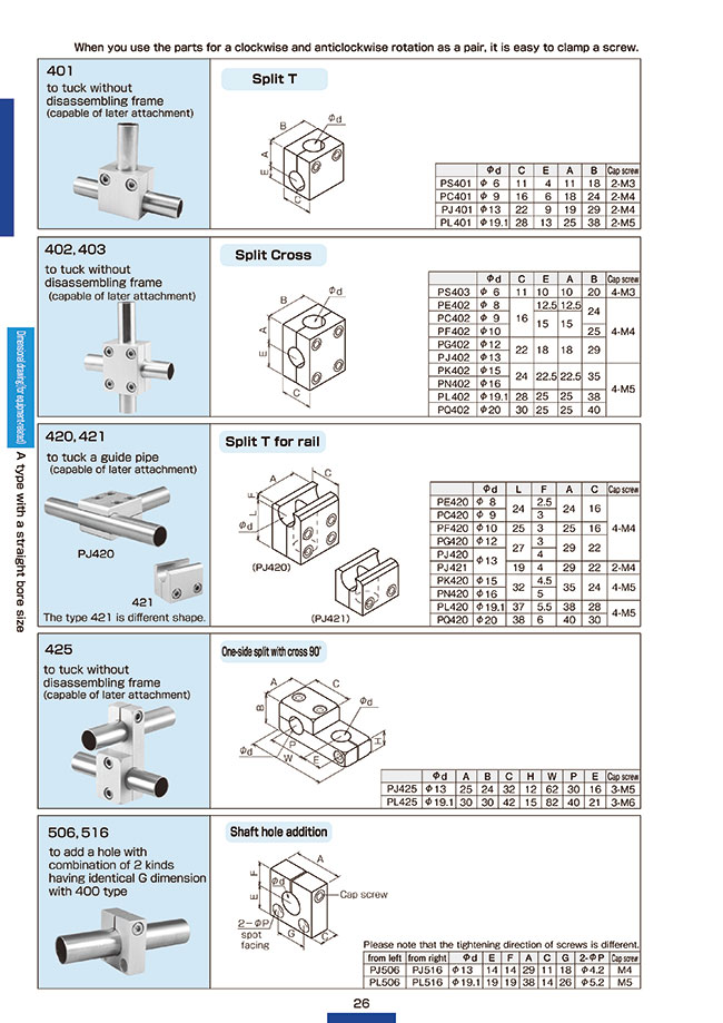 Round Pipe Joint Same-Diameter Hole Type One Direction Split 90° Cross ...