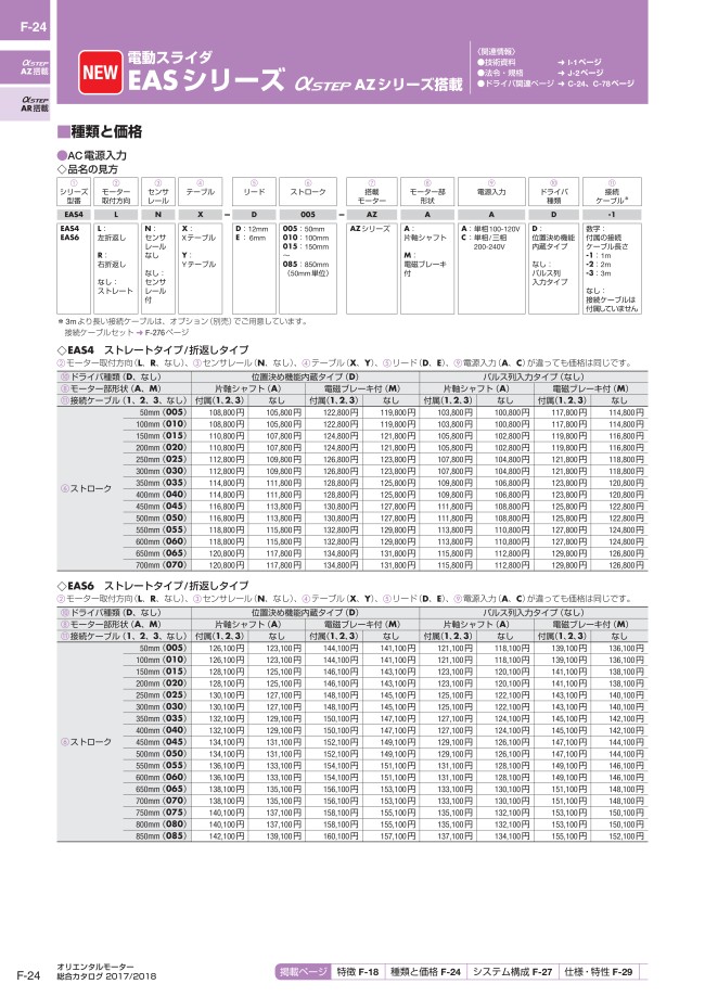 Electric Slider, EAS Series | ORIENTAL MOTOR | MISUMI Indonesia